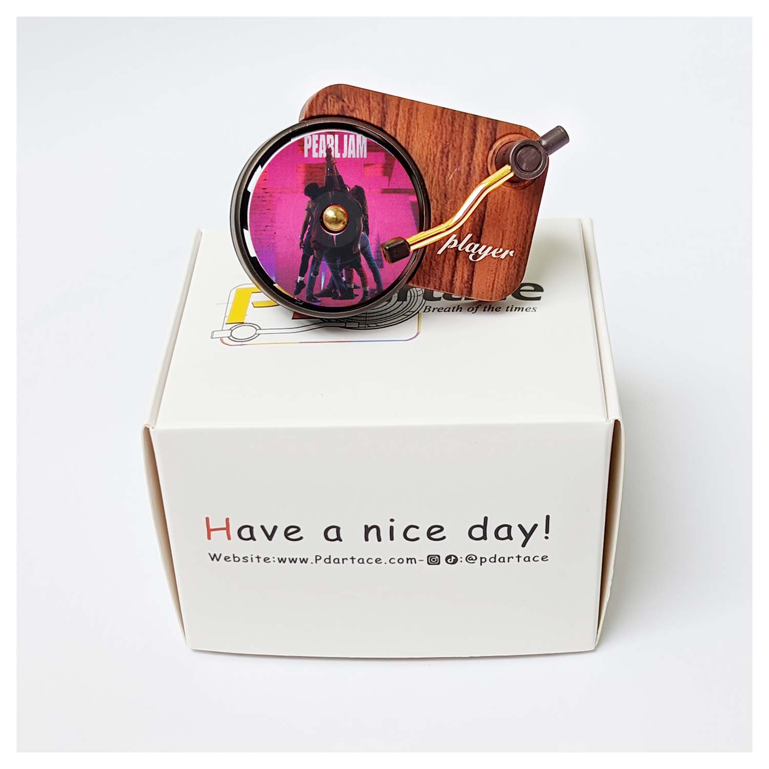 Air Freshener Pearl Jam Record player - PDARTACE