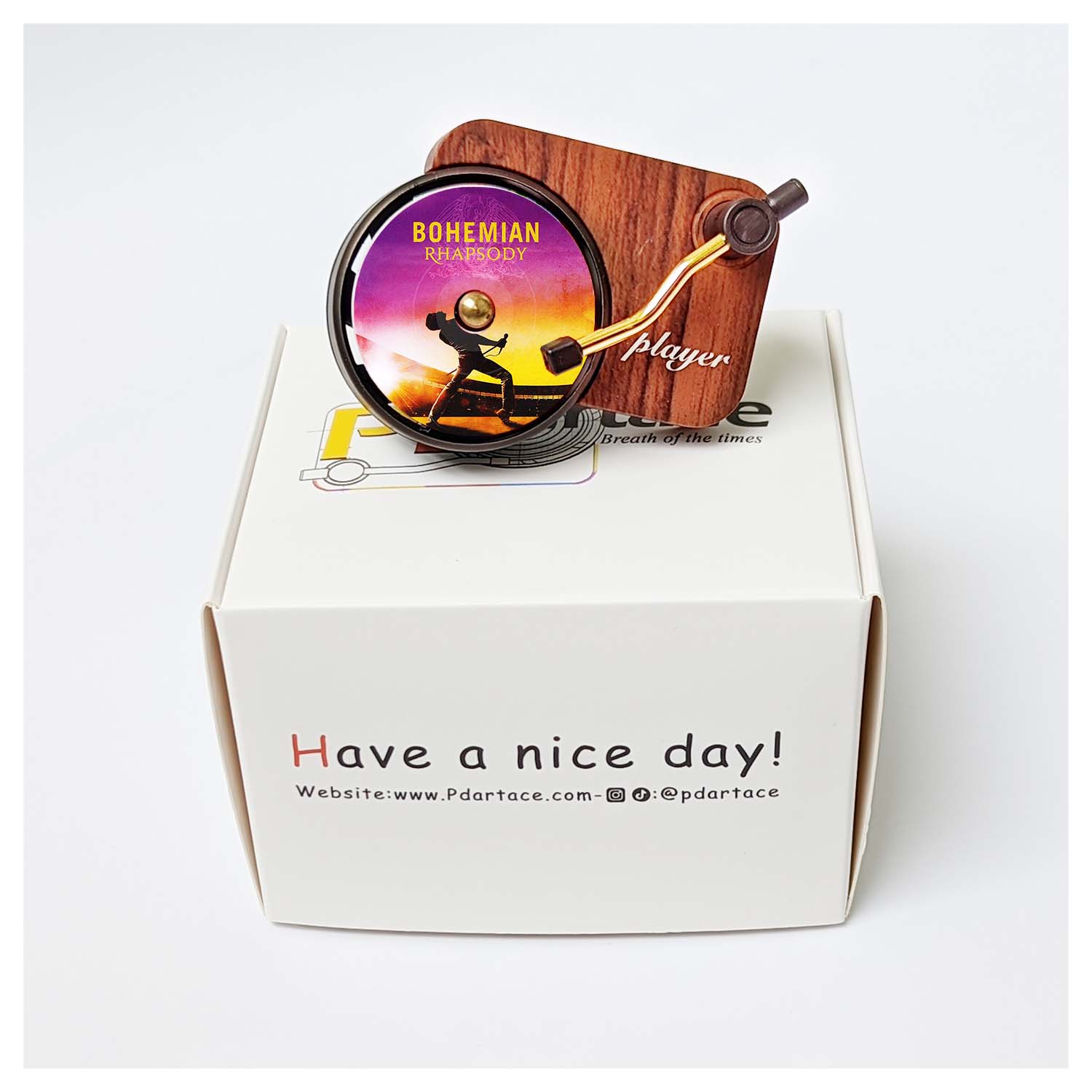 Car Air Freshener Queen Record player - PDARTACE