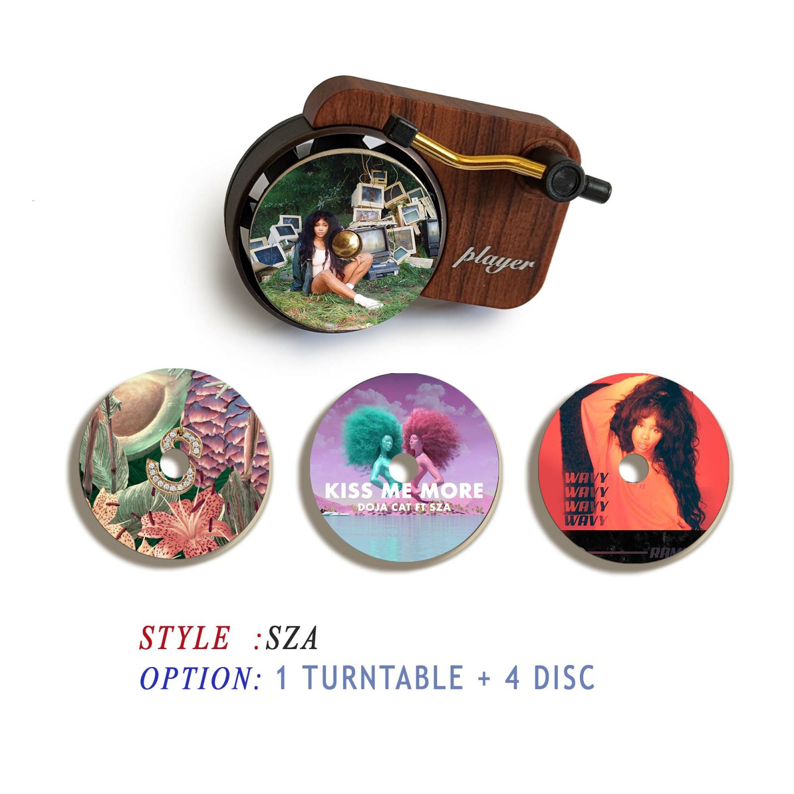 Car Air Freshener SZA Record player - PDARTACE